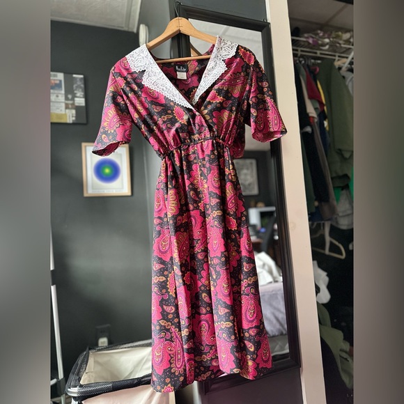 new ruby | Dresses | Vintage New Ruby 8s Paisley Dress | Poshmark